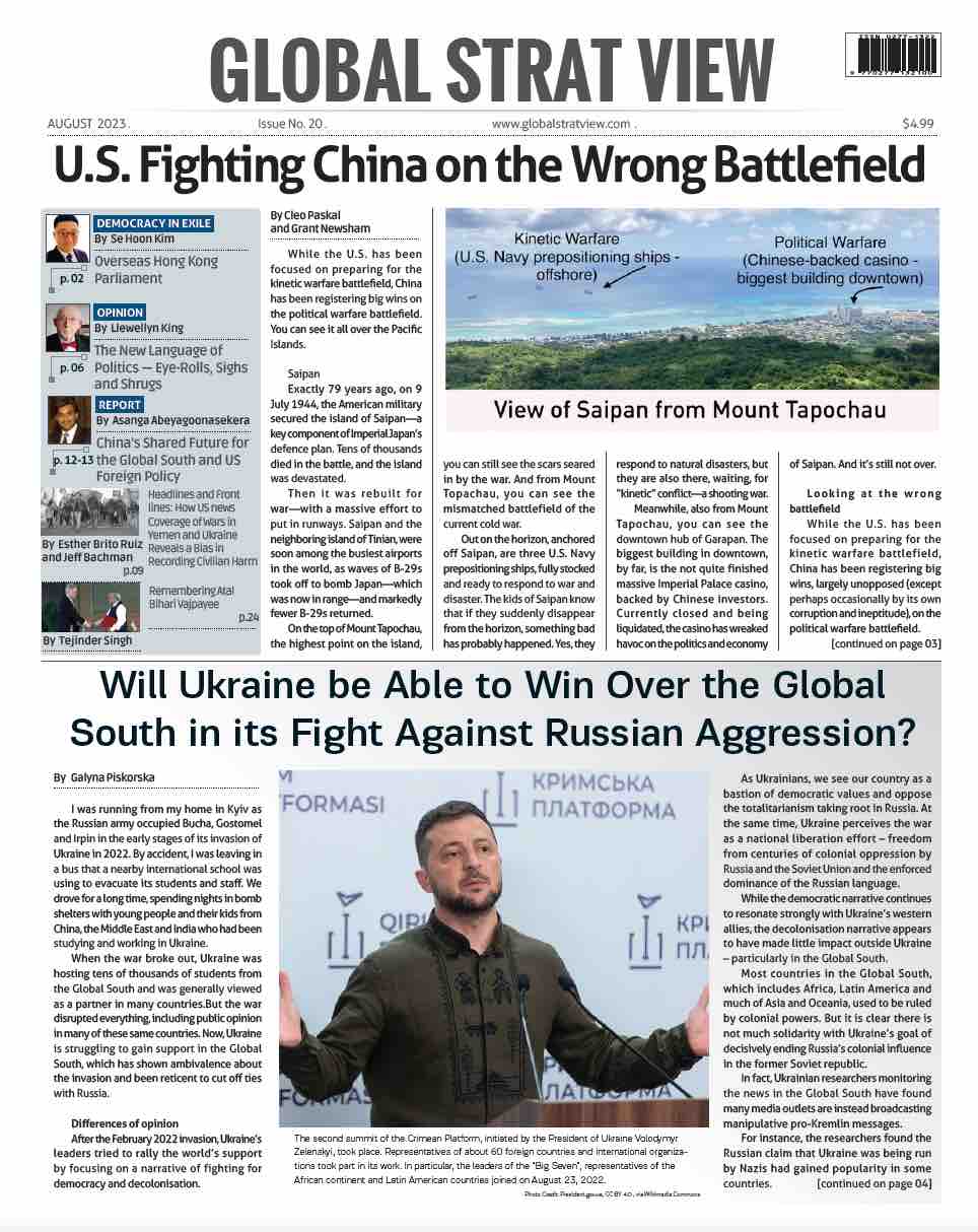 Global Strat View Print Edition: August 2023 - GLOBAL STRAT VIEW
